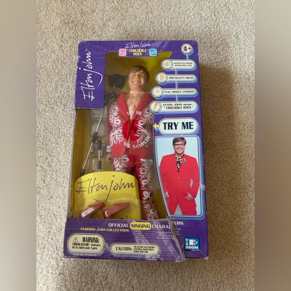 yaboom | Other | Nib Never Opened Incredibly Rare Official Elton John ...